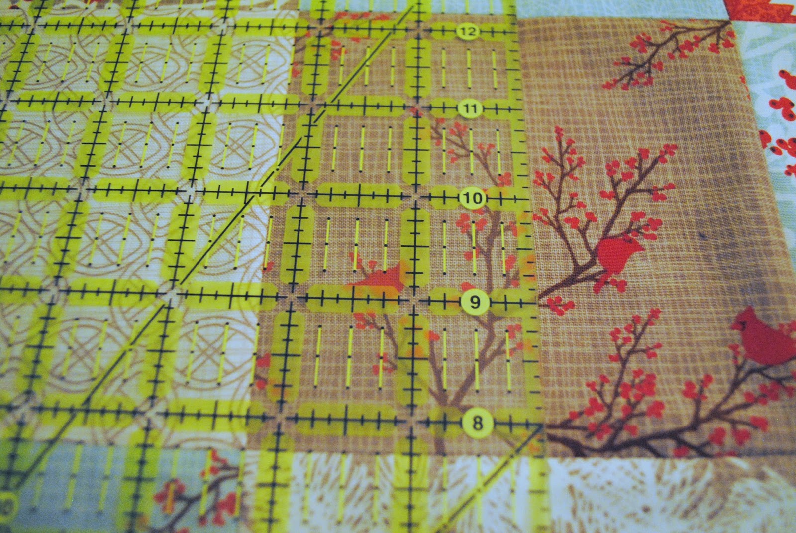 Reluctant Quilter: Hidden 9 patch/Disappearing 9 patch tutorial