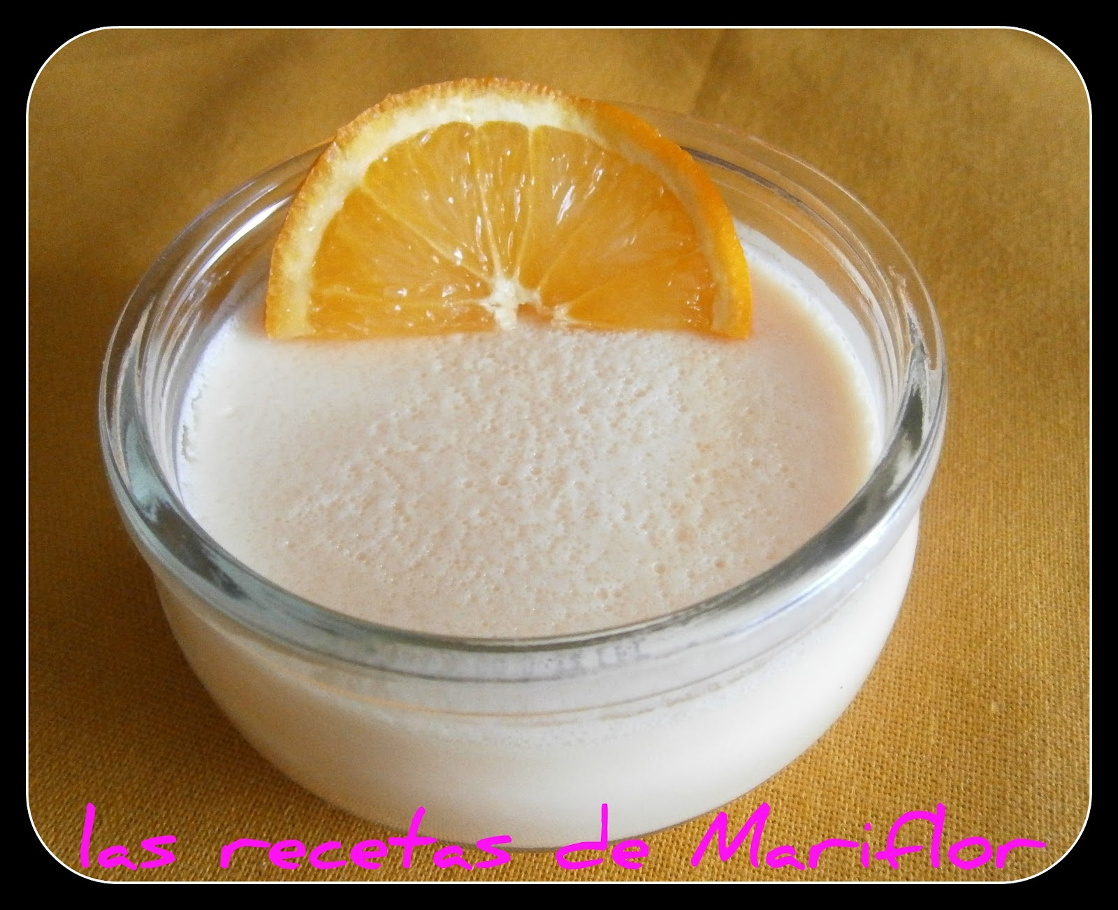 las Recetas de Mariflor: Postre de queso a la naranja light