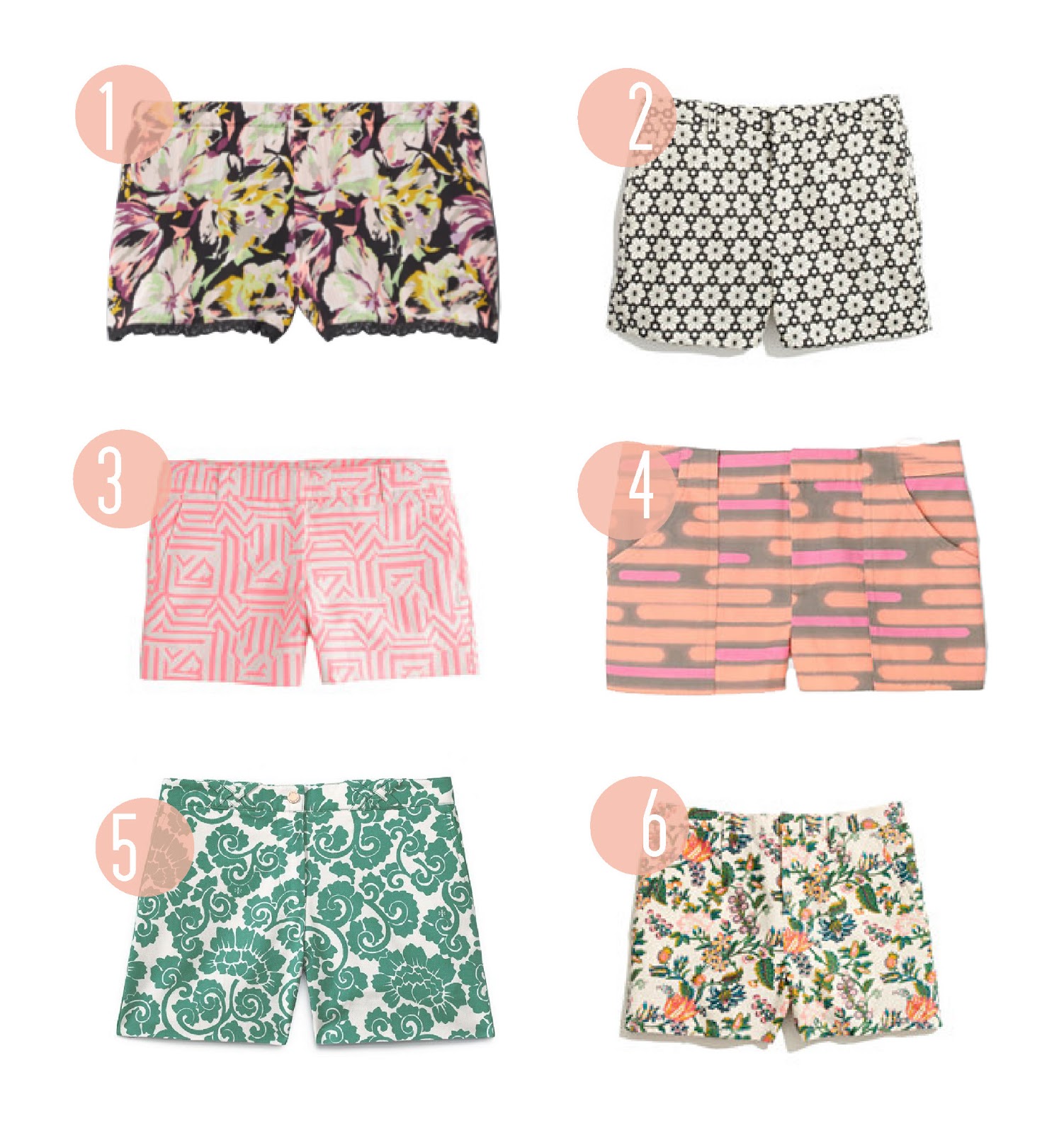 Just B: B Printed: Graphic shorts