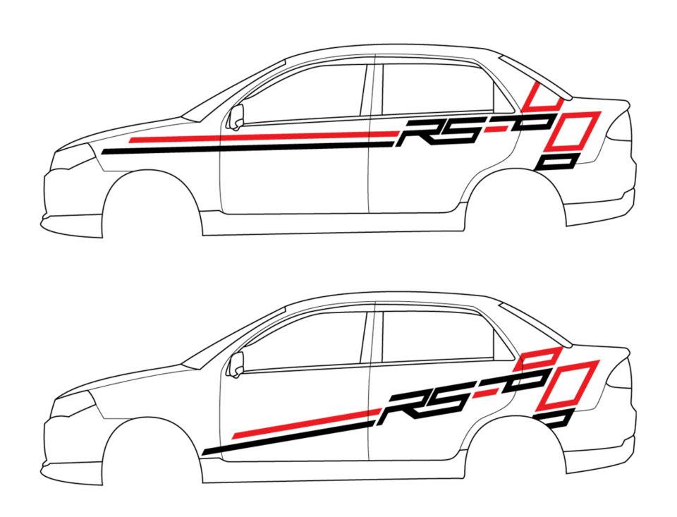 fqemo design: Proton Saga BLM Side Sticker Acit
