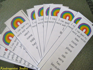 Kindergarten Smiles: Back to School Blog Hunt: Thematic Word Work Cards