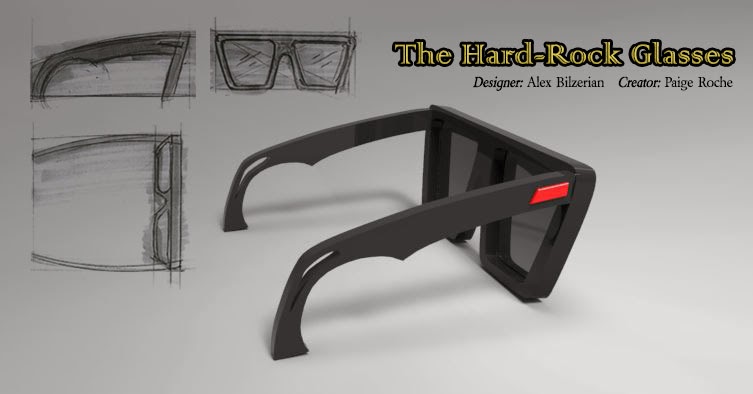 ELDS 205: Computer Aided Product Design: Paige Roche: The Hard-Rock Glasses