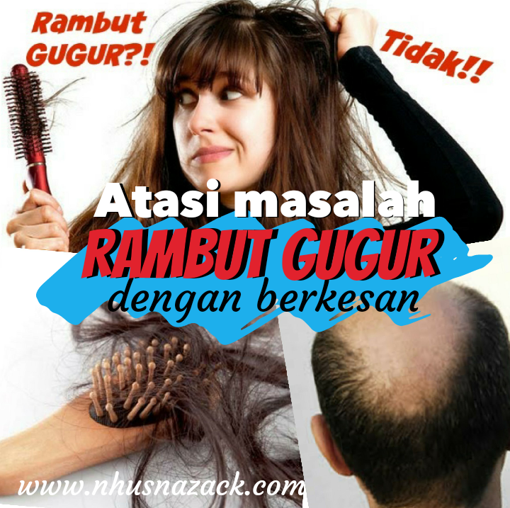 Serum merawat masalah rambut gugur dalam 14 hari supaya tak nampak ...