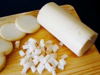 Yumyum Foods - Kanchana: Banana Pith Fry / Valathandu poriyal