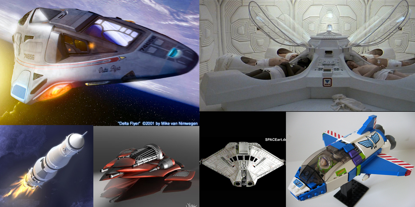 Come Get Some Art: Spaceship -First Sketches