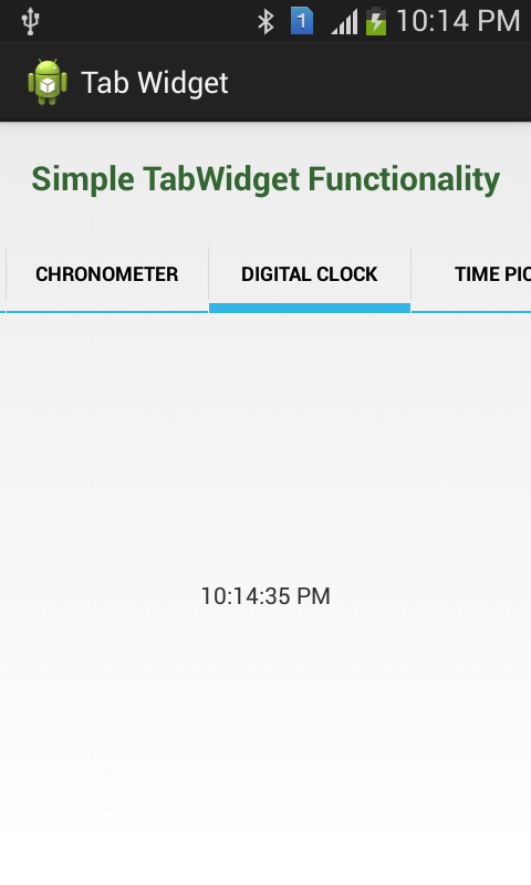 Android Application Development Beginner's Tutorial: TabWidget ...