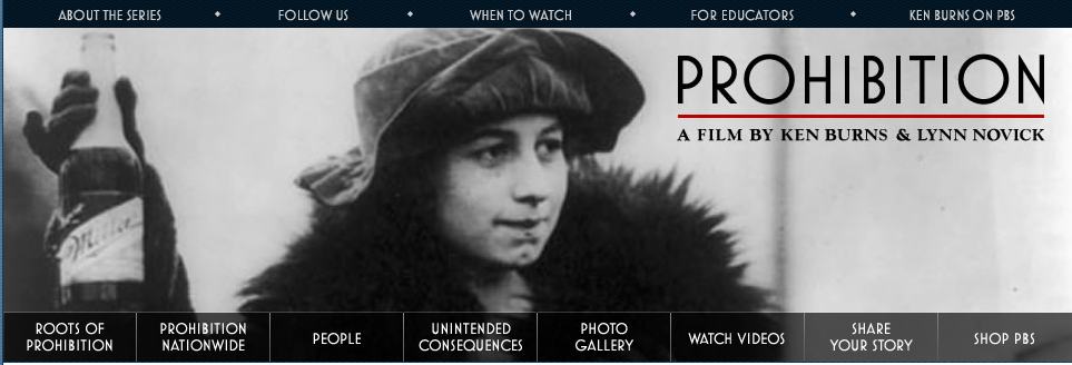 The Learning Professor: Website Spotlight: Prohibition