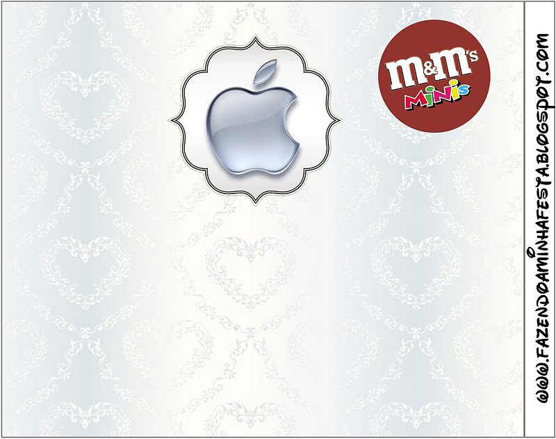 Apple Party: Free Printable Invitations and Candy Bar Labels. - Oh My ...