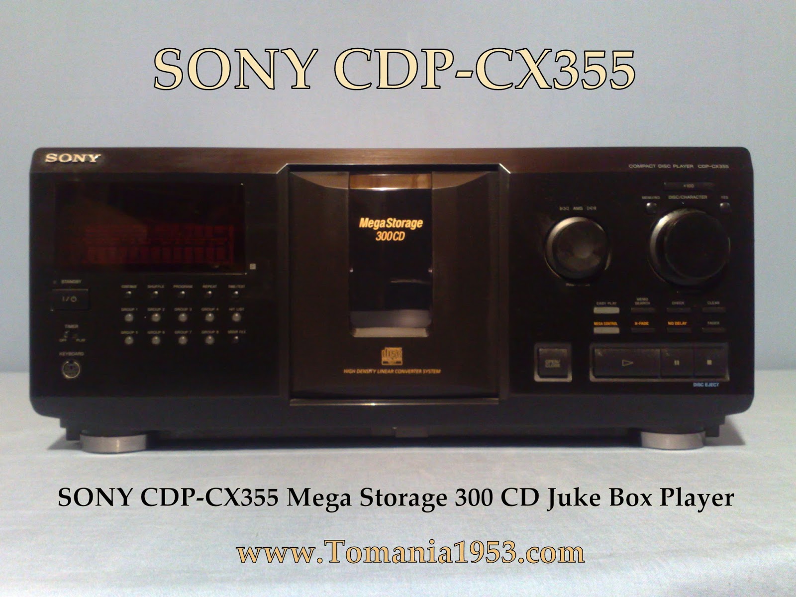 TOM's TECH TOYS: SONY CDP-CX355