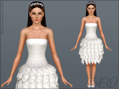 My Sims 3 Blog: Wedding Dress 16 by BEO