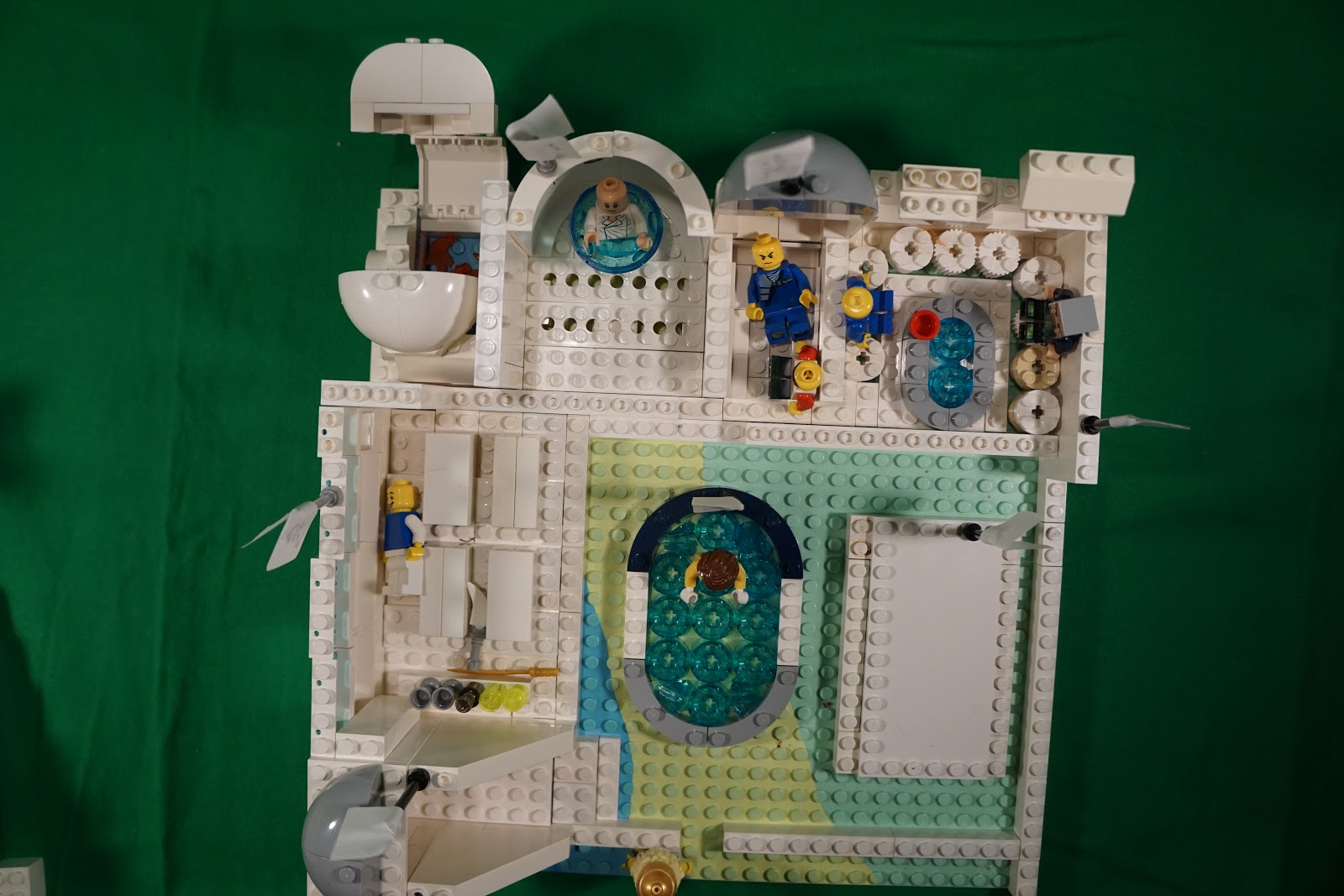 Roman bathhouse - Lego model