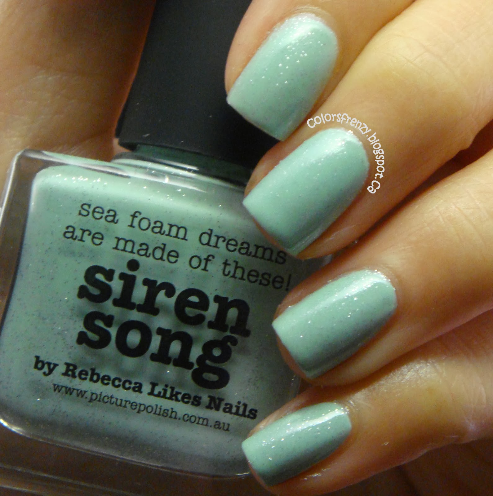 Colors Frenzy: Weekend Mani: Siren Song And Butterflies