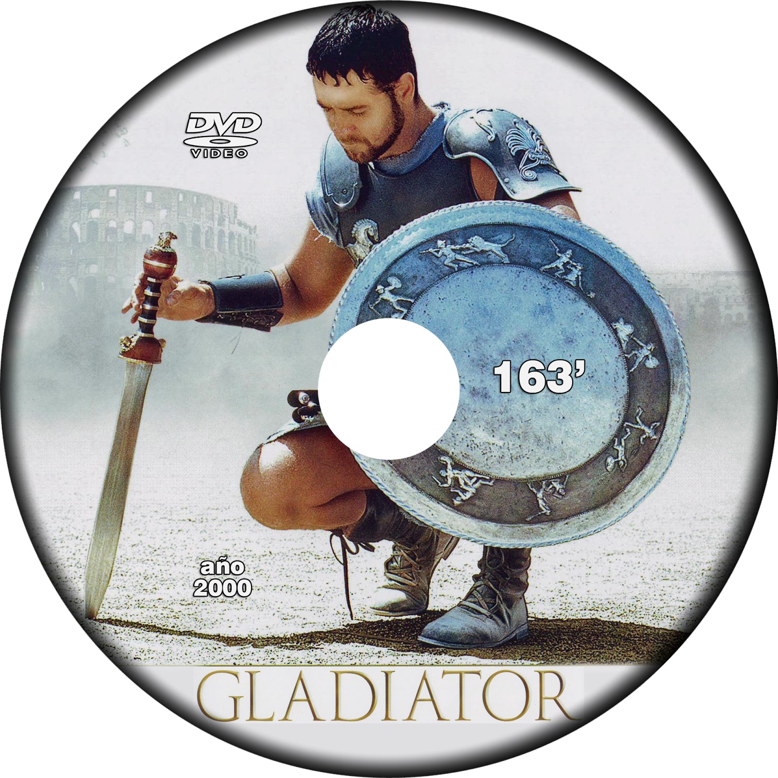 Caratulas de películas DVD para cajas CD: Gladiator - [2000]