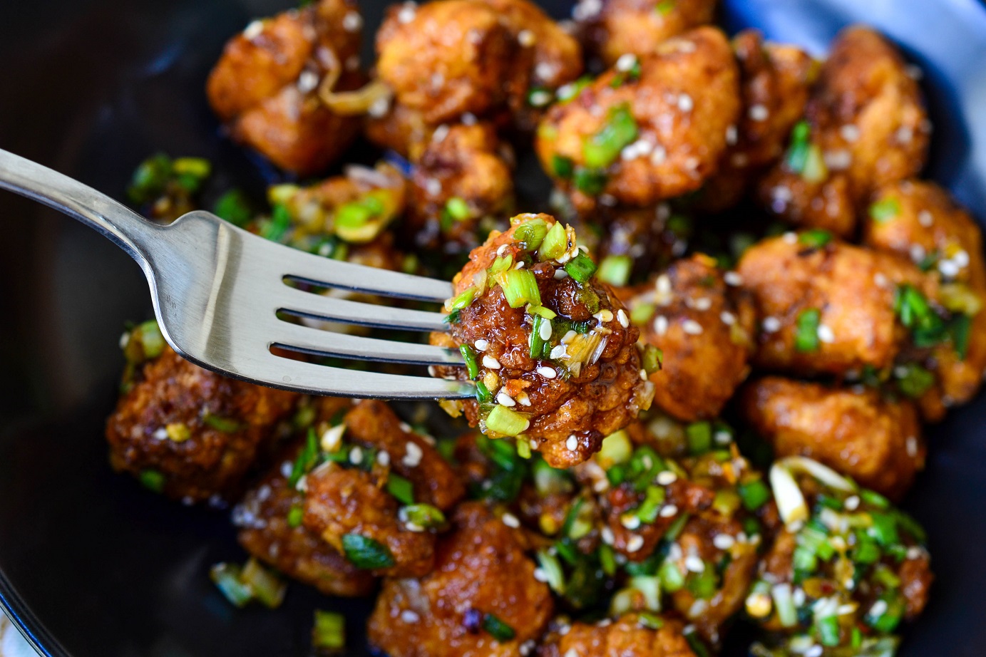 Greedy Girl : Sesame garlic fish nuggets