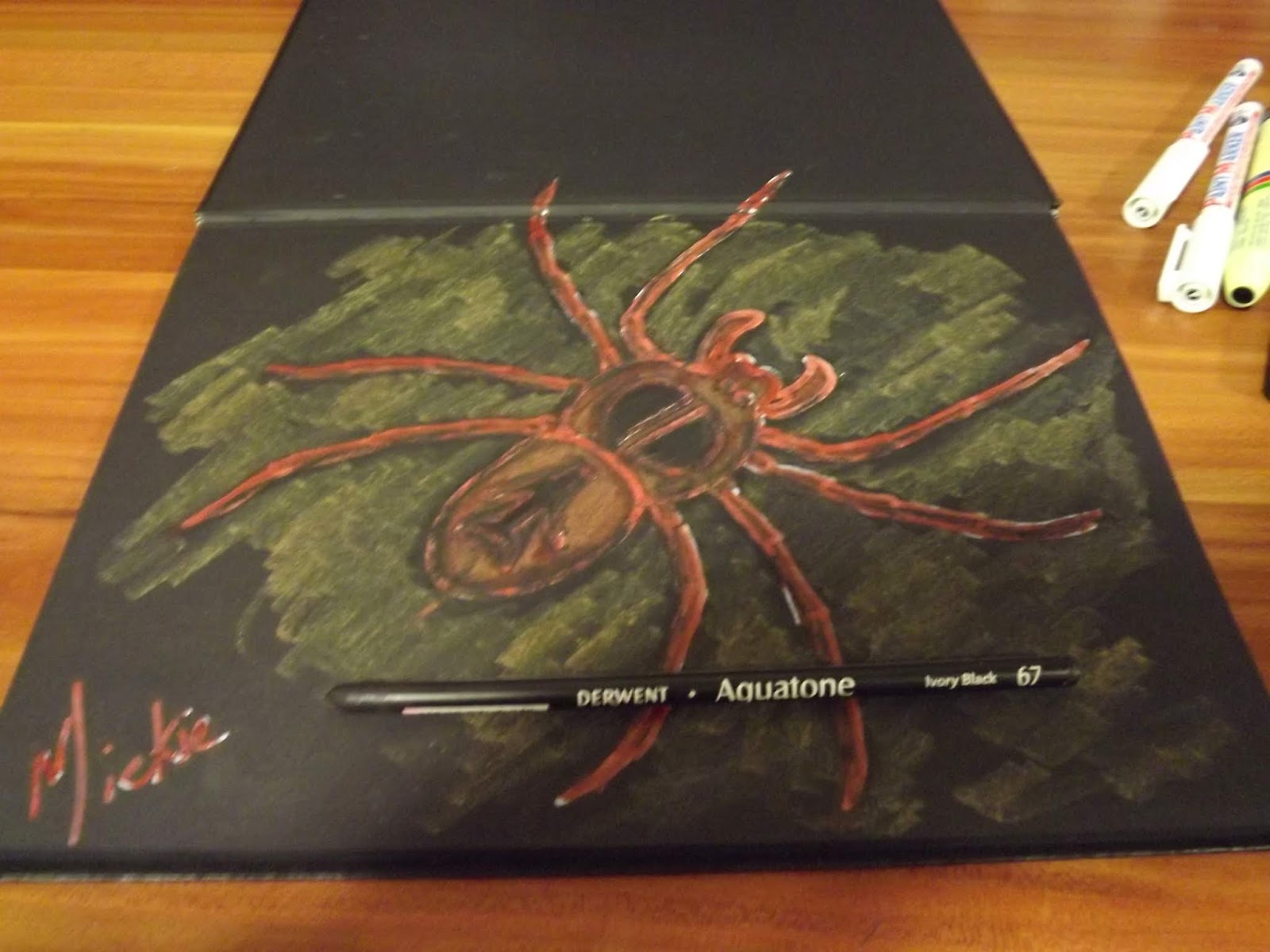 A Pretty Talent Blog: How to draw: A Spider