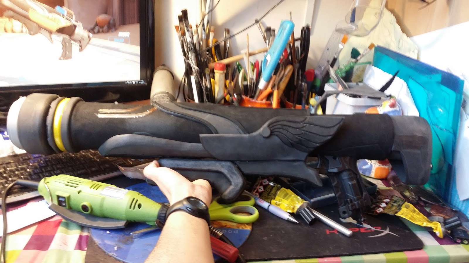 Rocket launcher cosplay prop for Anubis Pharah by Germia | Germia ...