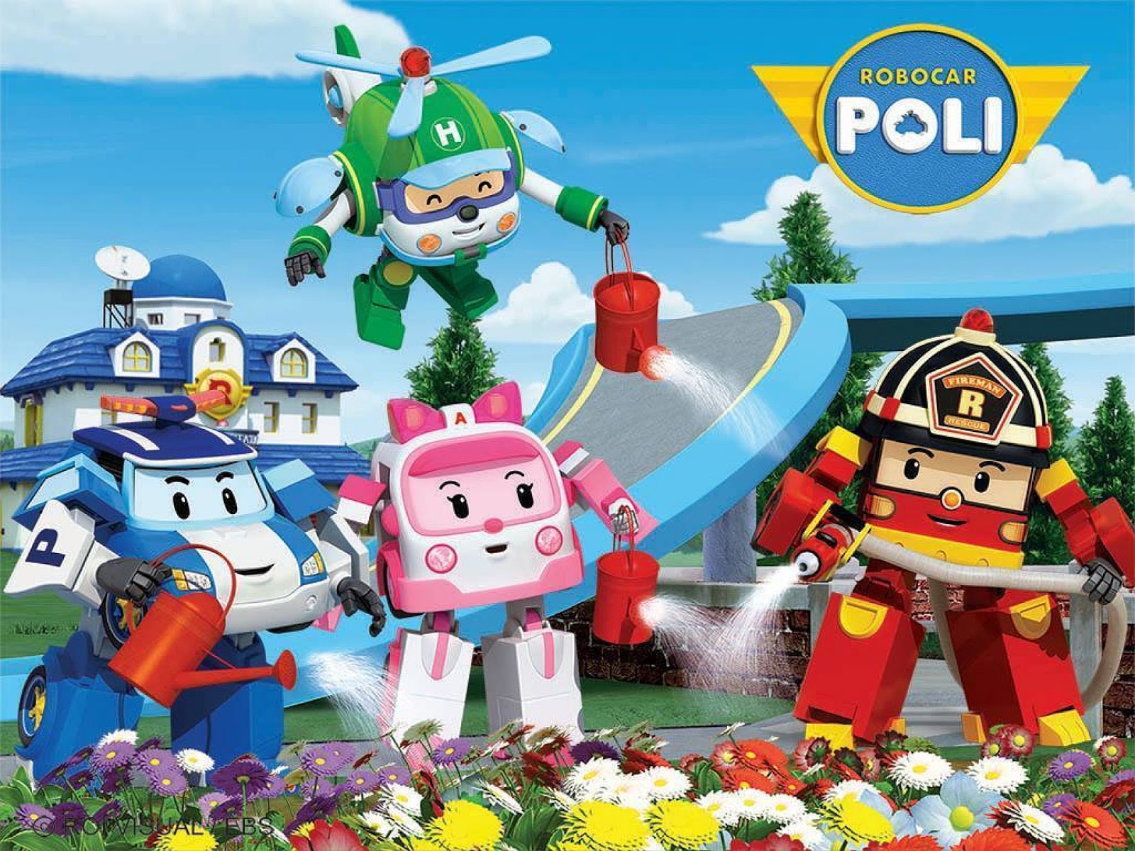 WALLPAPER KEREN ROBOCAR POLI
