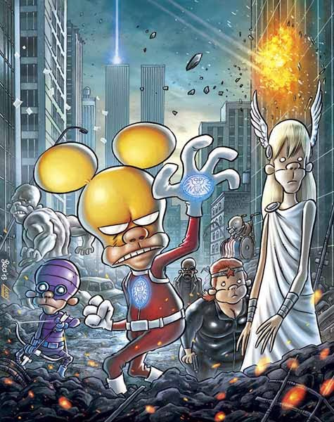 Marvel made in Italy: Rat-Man: fletto i muscoli e sono nel Marvel Universe