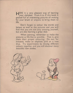 Filmic Light - Snow White Archive: Snow White ABC Book to Colour