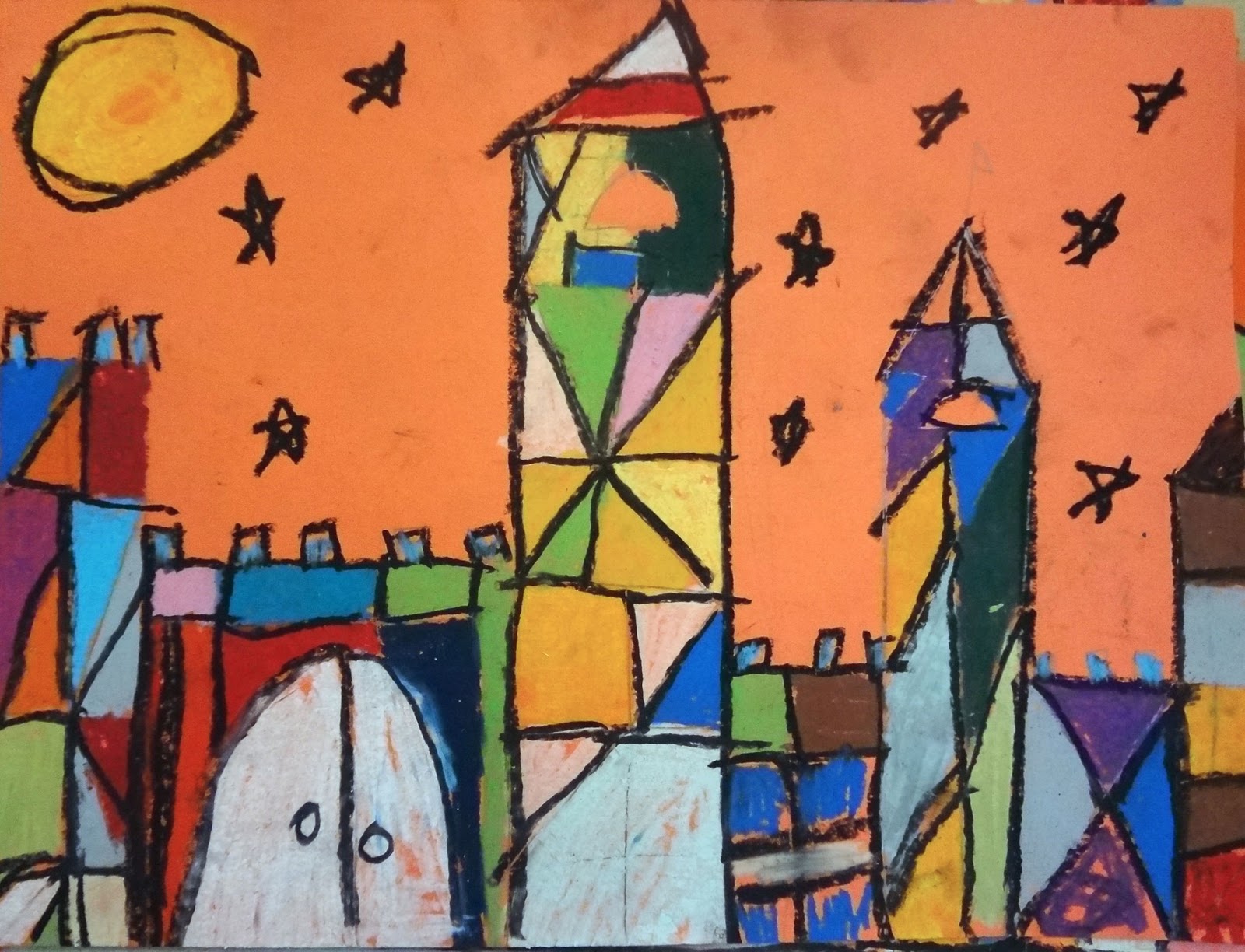 The Talking Walls: Paul Klee Cubism Castles!