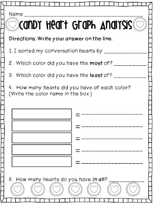 Classroom Freebies Too: Conversation Heart Graph