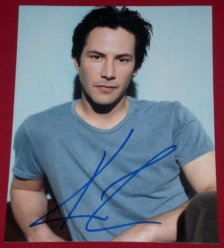 CELEBRITY HANDWRITINGS: KEANU REEVES