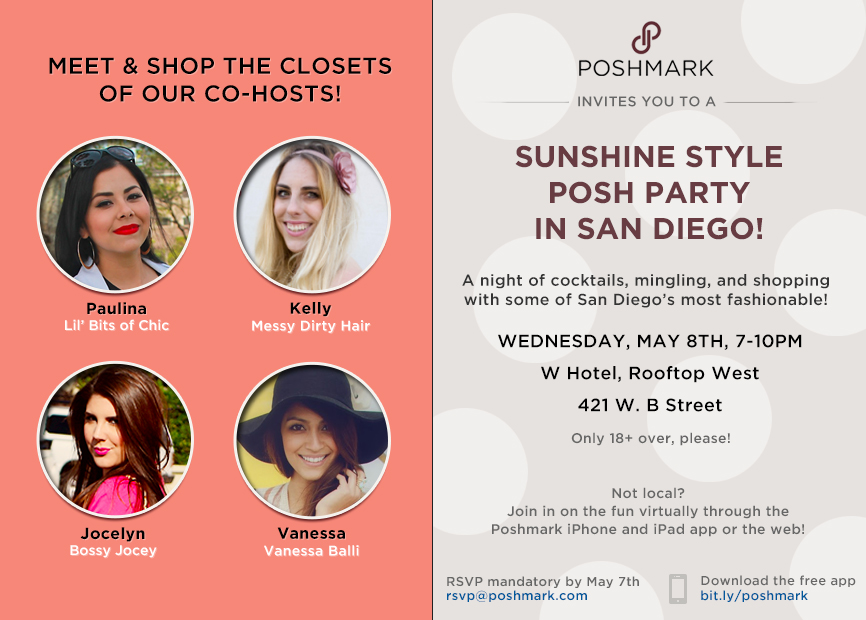 Join me at the Poshmark Party! - Lil bits of Chic