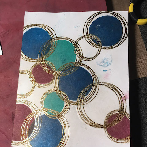 Hello from Crafty Auntie: Party Patterns in Gold