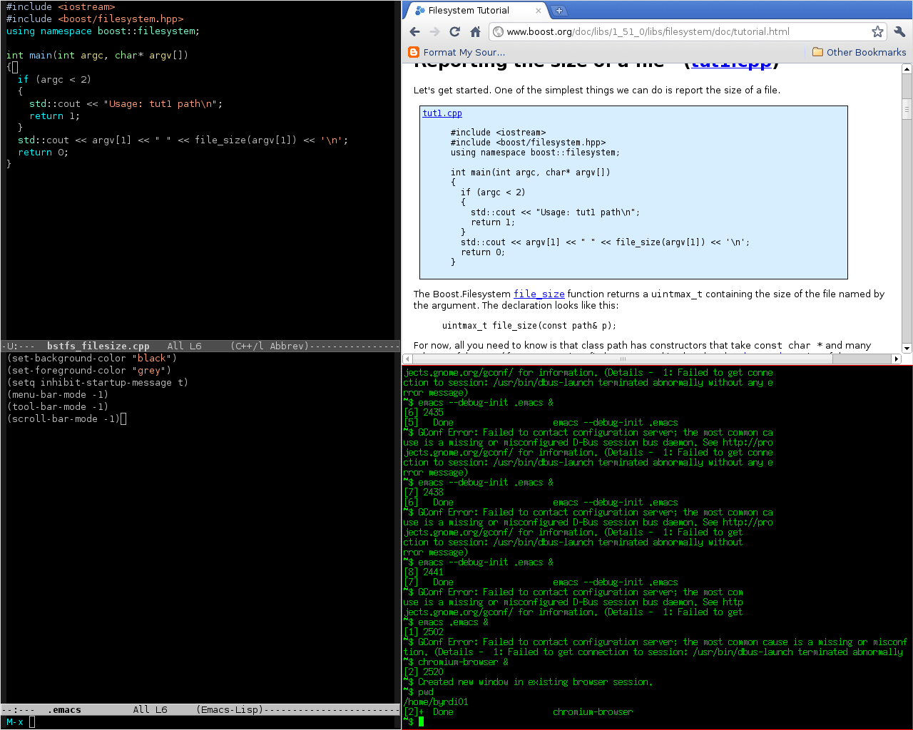 debian and electronics: Customize emacs