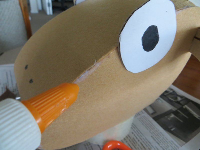 The Papoose Mamoose: DIY Giraffe Scooter Decoration