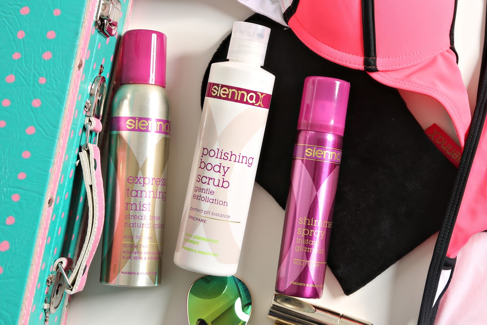 Sienna X| Express Tanning Mist, Shimmer Spray, Polishing Body Scrub ...