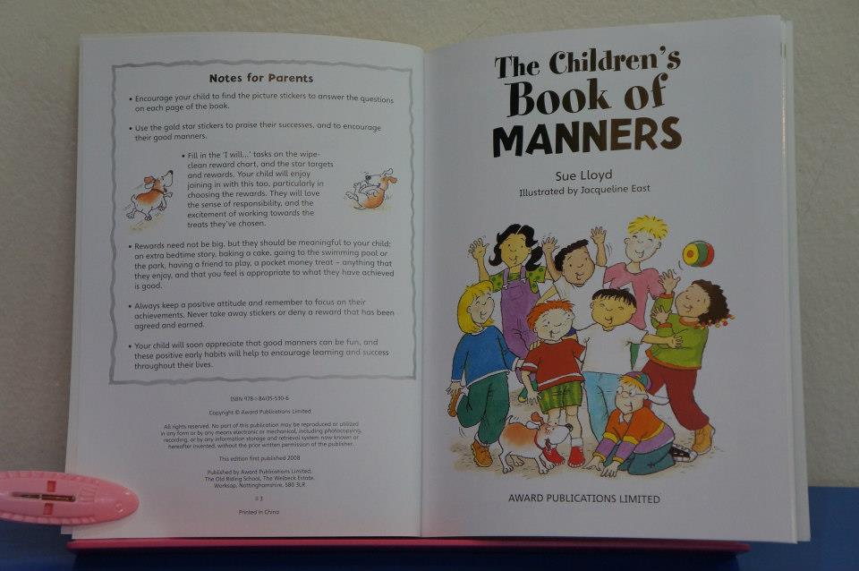 Book: The Children's Book of Manners | NINOS SHOP