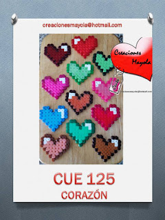 Creaciones Mayola: CORAZÓN. HAMA BEAD.