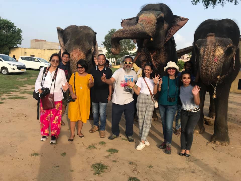 Upclose with elephants-Hathi Gaon visit experience, Jaipur - eNidhi ...