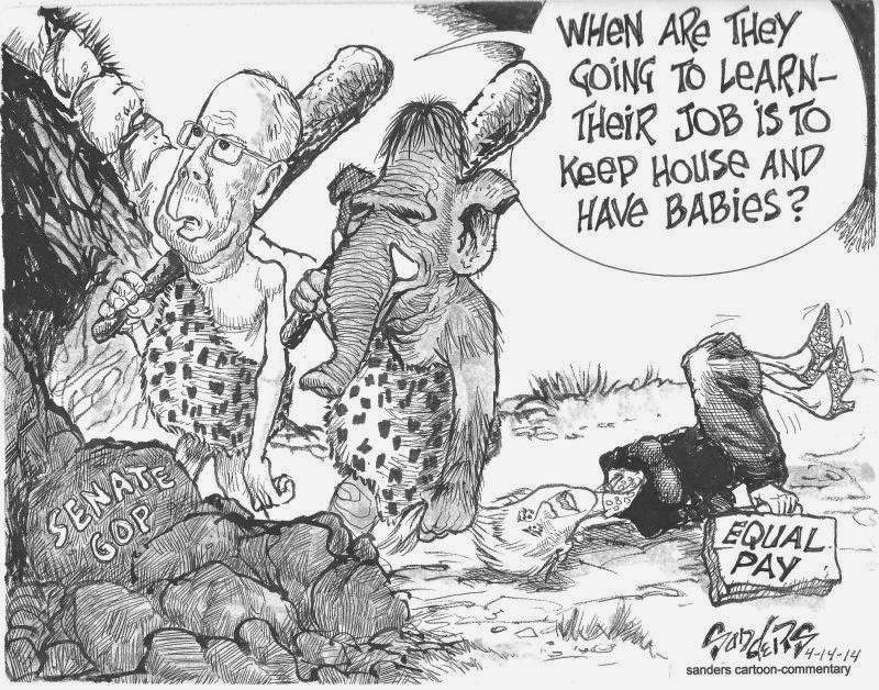 Sanders cartoon/commentary