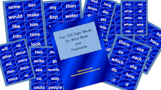 The Lower Elementary Cottage: Sight Words for Word Walls and Flashcards