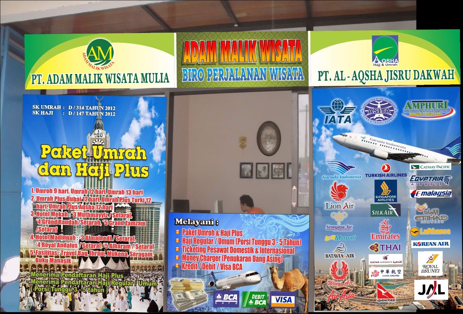 Desain Stiker One Way