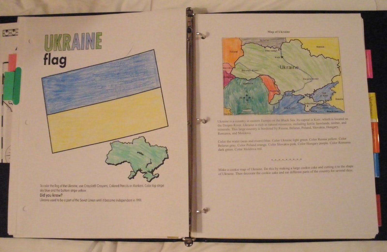 Harvest Moon by Hand: Learning about Ukraine & World Geography