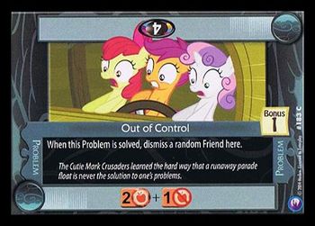 MLP Out Of Control CCG Cards | MLP Merch
