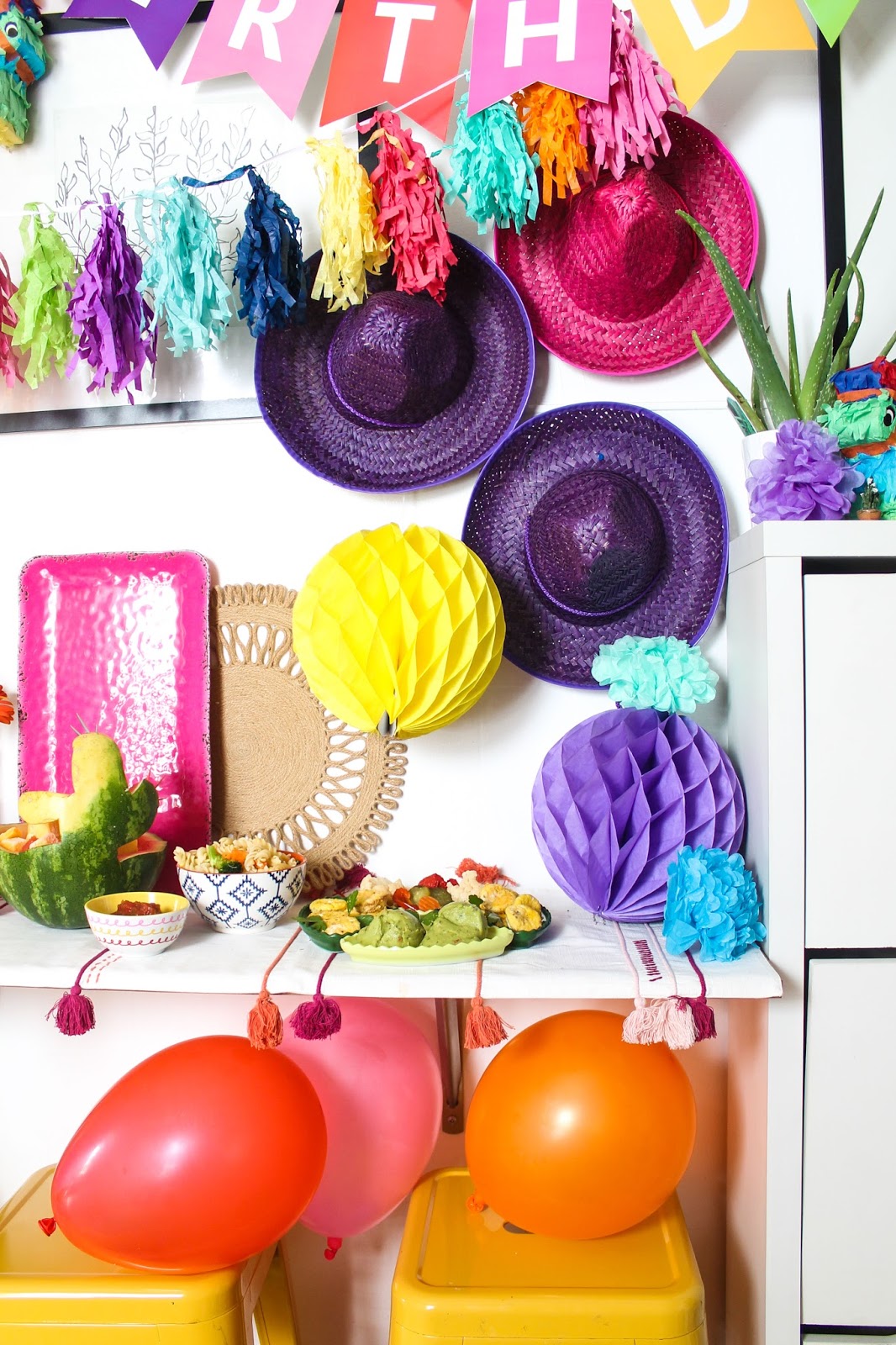 Colorful Fiesta Themed Birthday Party - TfDiaries