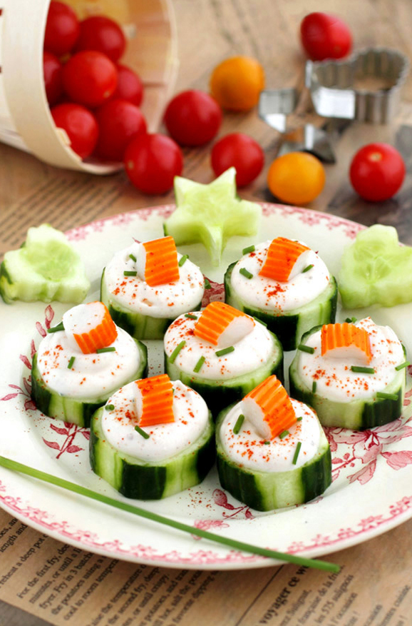 Bouchées Concombre/Surimi