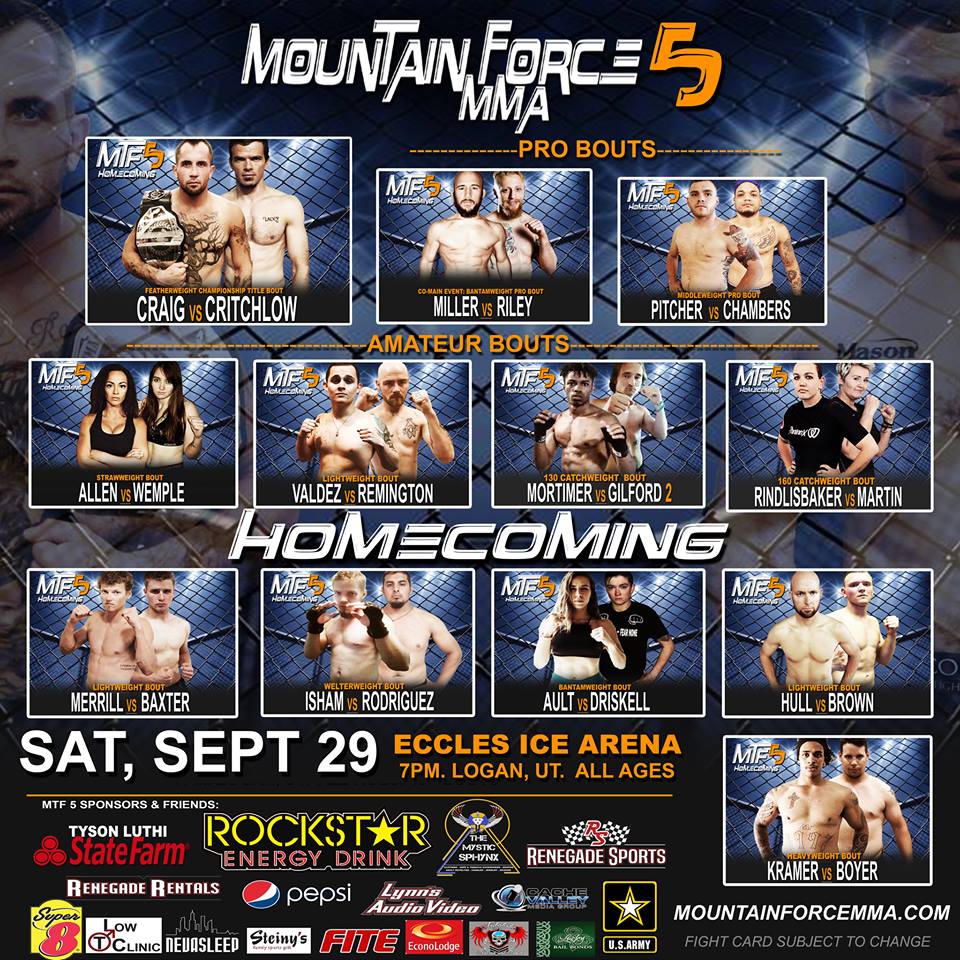 Utah MMA and Boxing : Interview with MMA referee Bobby Wombacher; fight ...