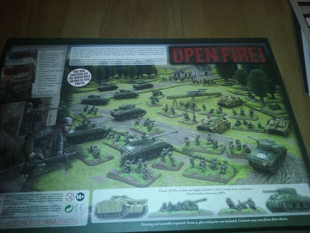 Flames of War Open Fire Starter Set unboxing