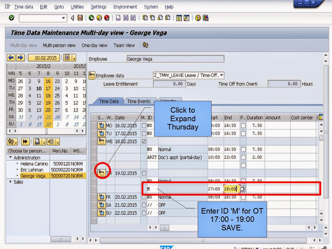 青蛙SAP分享 Froggy's SAP sharing: SAP HCM Time Management : Recording Time ...