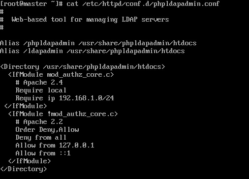 Configuring phpldapadmin for managing LDAP server