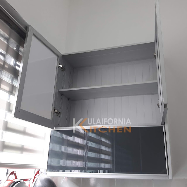 Furniture and kitchen cabinet: Fully Aluminium cabinet + glass door