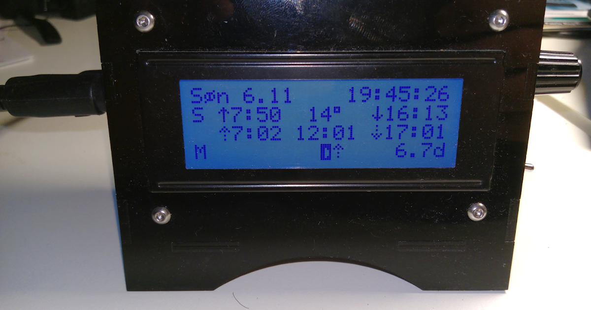 La3za Radio And Electronics Yet Another Arduino Clock