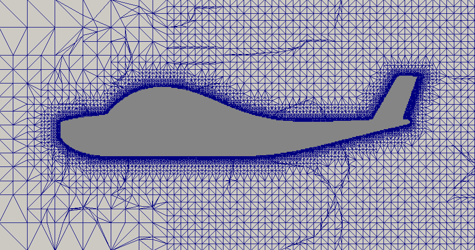Computational Fluid Dynamics: Flow over an aircraft using snappyHexMesh