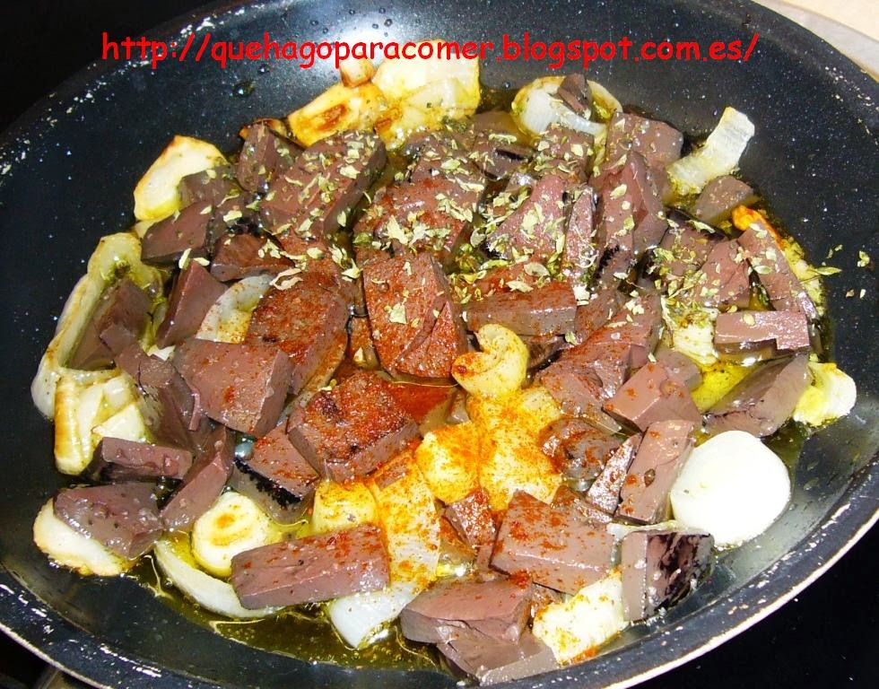 ¿QUÉ HAGO PARA COMER?: SANGRE CON CEBOLLA