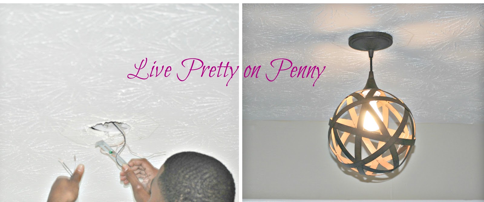 Let There Be Foyer Light! - Live Pretty on a Penny
